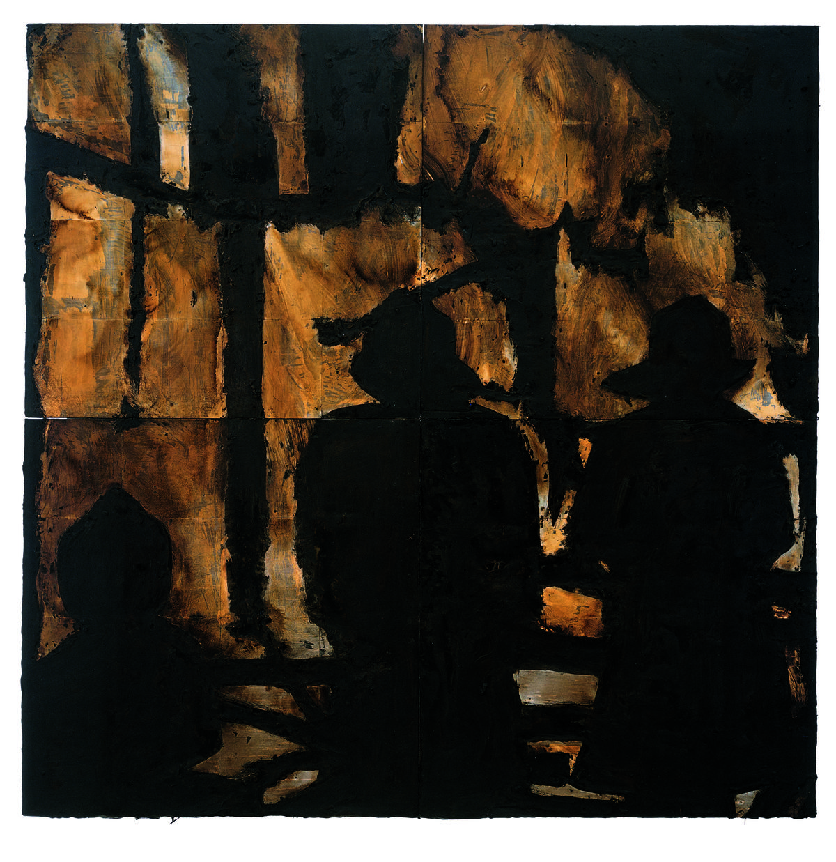 Firemen March 6 1985 | Donald Sultan | Fine Art Biblio