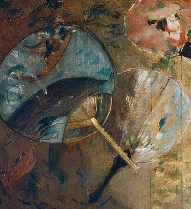 Woman with Fans (detail) | Edouard Manet | Fine Art Biblio